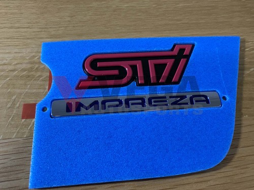 'Impreza STi' Rear Trunk Emblem Badge to suit Subaru Impreza WRX STI 06 ...