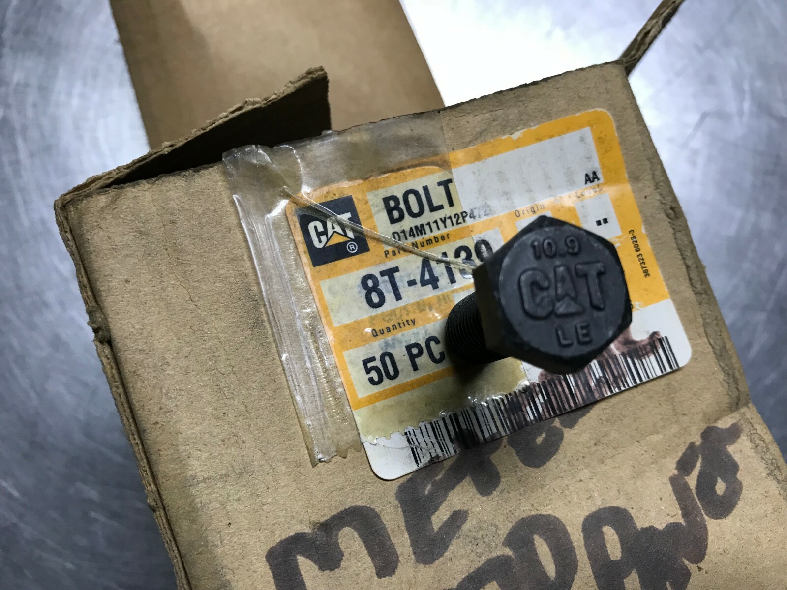 8T4139 GENUINE CAT Hex Head Capscrew BOLT Caterpillar 8T-4139 - QTY of ...