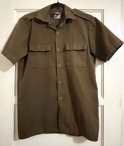 Two (2) VTG 90s SADF South African Defence Force Nutria Brown Shirts ...