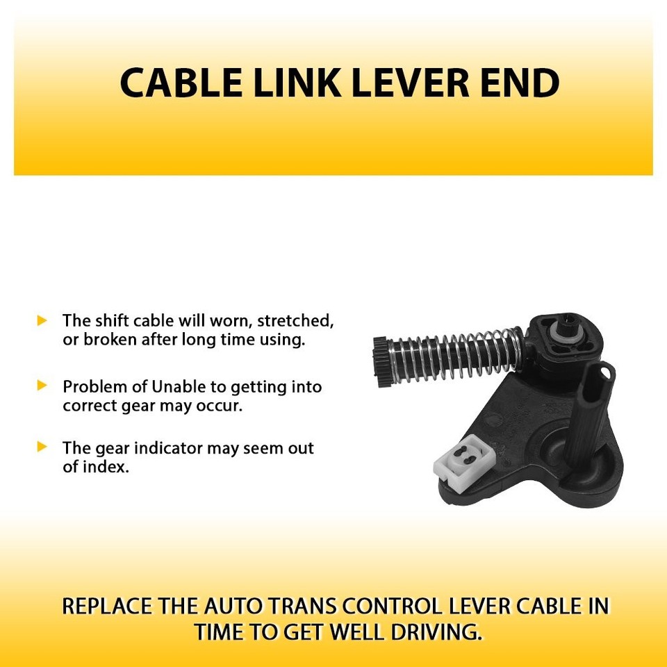 Gear Selector Gearshift Cable Link Lever End- For VW / Audi / Skoda ...