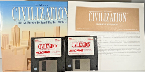 Civilization (1991) - PC Game- 3.5" disks | eBay