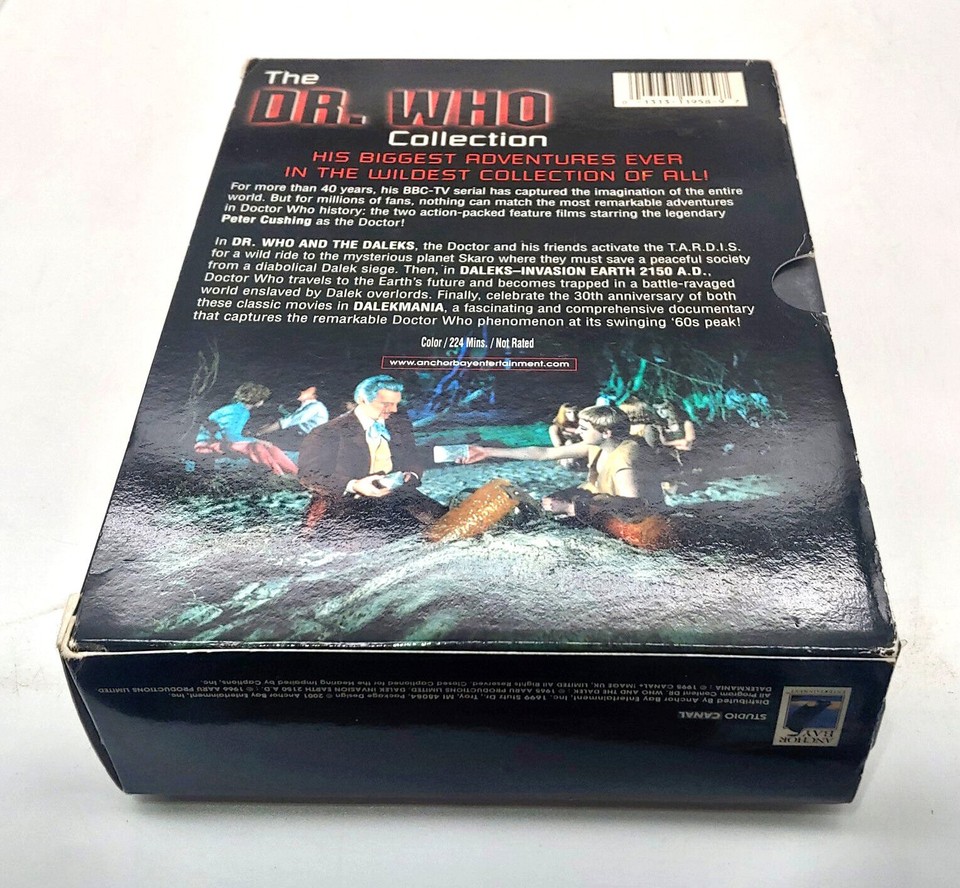 The Dr. Who Collection 3 Disc DVD Box Set | eBay