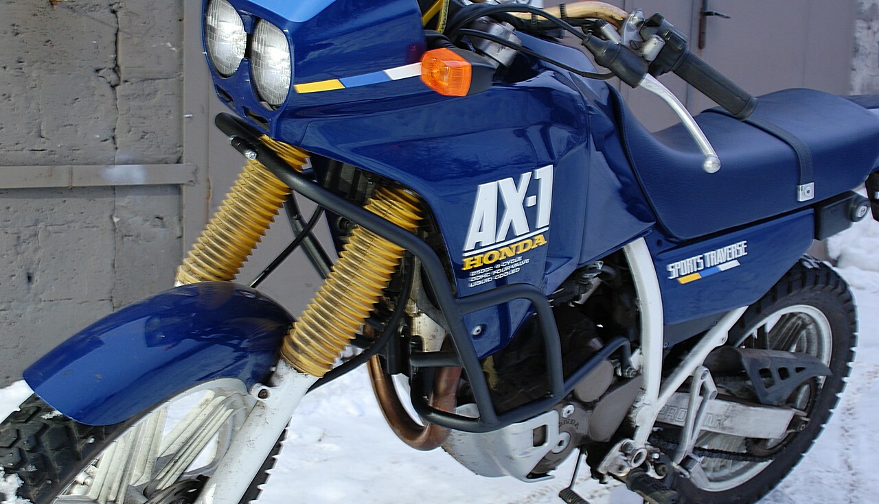 HONDA AX 1 ENGINE GUARD CRASH BARS BLACK HONDA AX1 ACCESSORIES ...