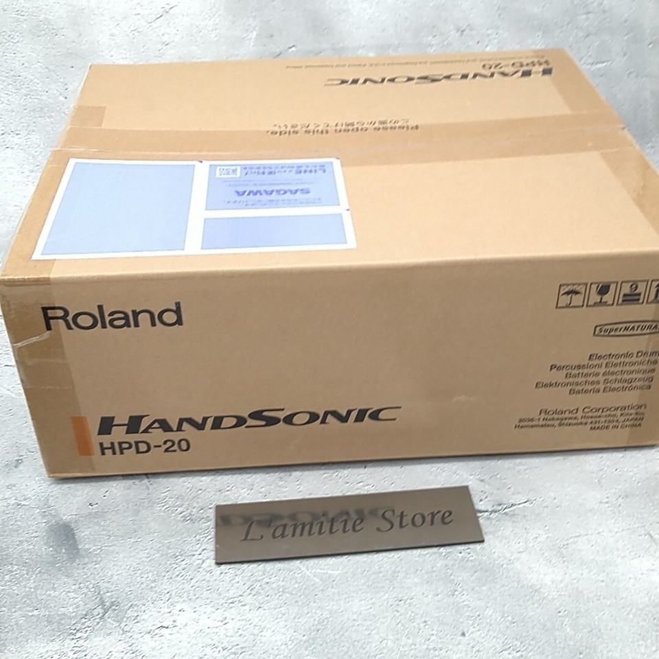 Roland HandSonic HPD-20 Digital Hand Percussion JP HPD20 Black 40cm 2 ...