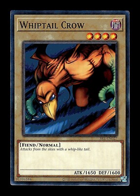 YuGiOh Spell Ruler Whiptail Crow SRL-EN027 NM/MT Unl. Ed * * | eBay