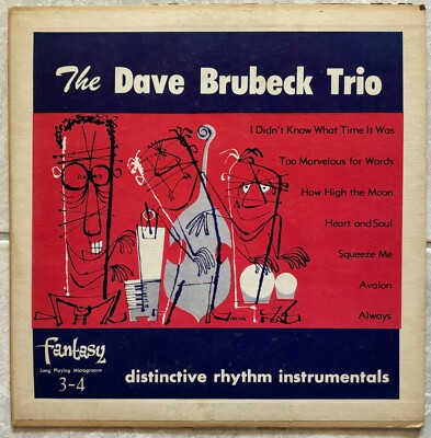 Dave Brubeck Trio - Distinctive Rhythm Instrumentals - 1952 - 10 ...