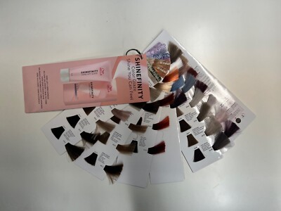 Wella Professional Small Shinefinity Color Swatch Binder Book NEW | eBay