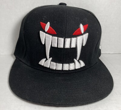Wuke Devil Eyes Fangs Monster Snapback Hat | eBay