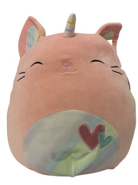 Squishmallows Sabrina The Pink Caticorn Valentines Day 16 inch Plush ...