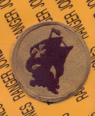 US Army Caribbean Defense Command OD Green & Black BDU patch | eBay