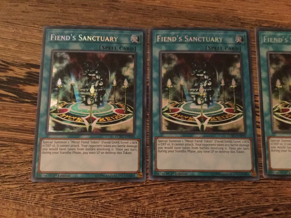 LCKC-EN030 YUGIOH 3 X FIEND`S SANCTUARY - SECRET LEGENDARY COLLECTION ...