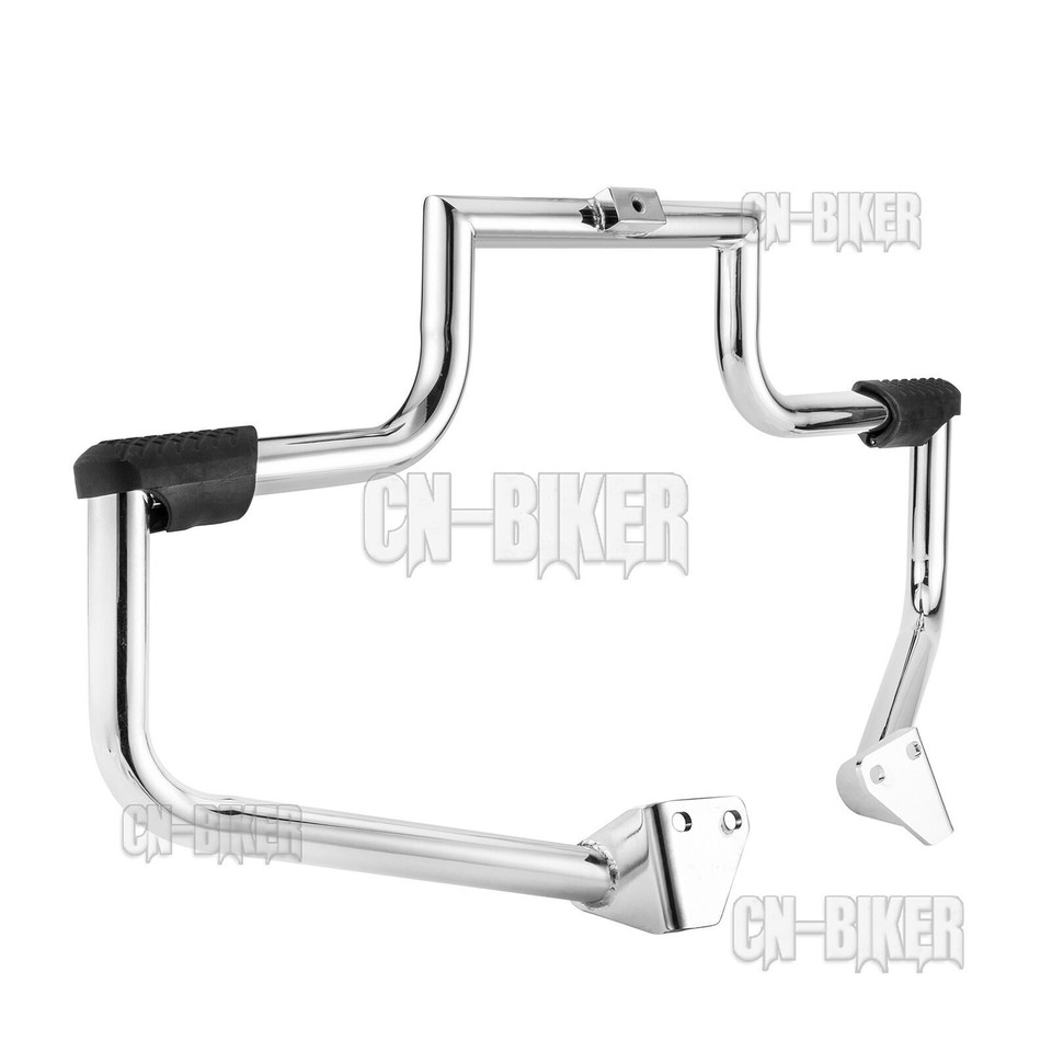 Mustache Engine Guard Crash Bar For Harley Dyna Super Glide FXD FXDB ...