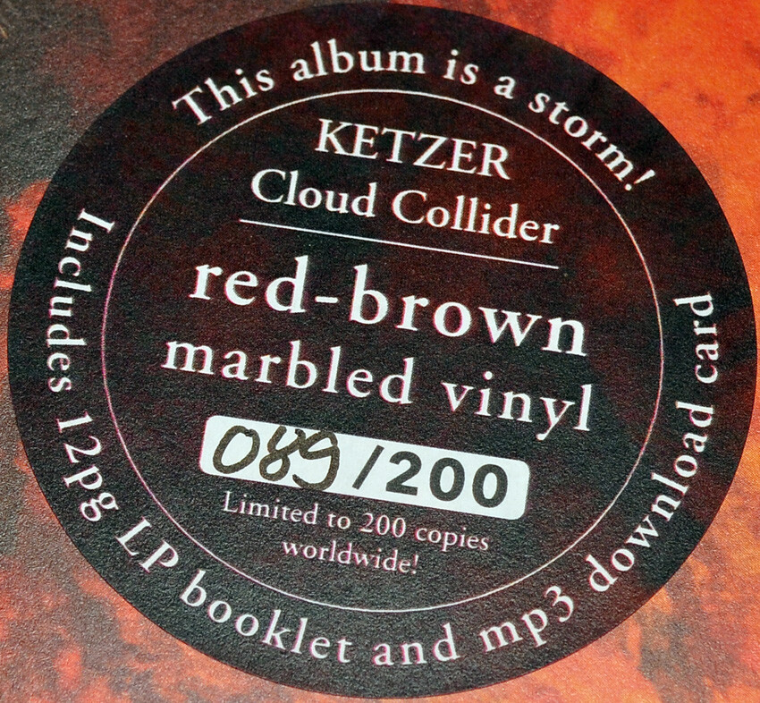 KETZER - CLOUD COLLIDER, ORG 2019 EU RED-BROWN MARBLED vinyl LP, 089/200! SEALED | eBay