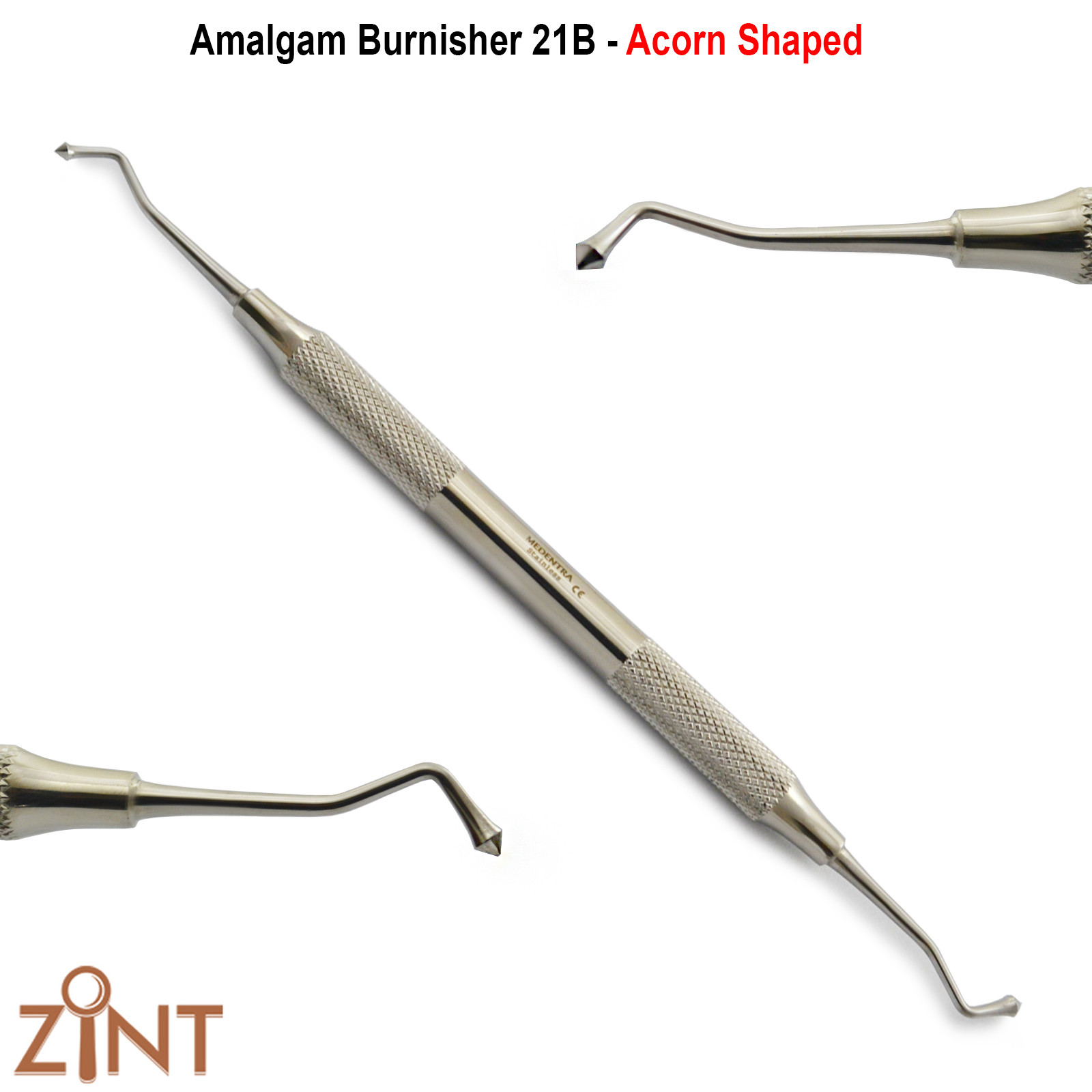 Amalgam Burnisher Westcott 21B Dental Restorative Acorn Anatomical Lab ...