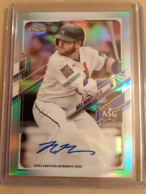 2021 Topps Chrome Max Muncy AUTOGRAPH #ASGA-MM Rookie Baseball Card | eBay