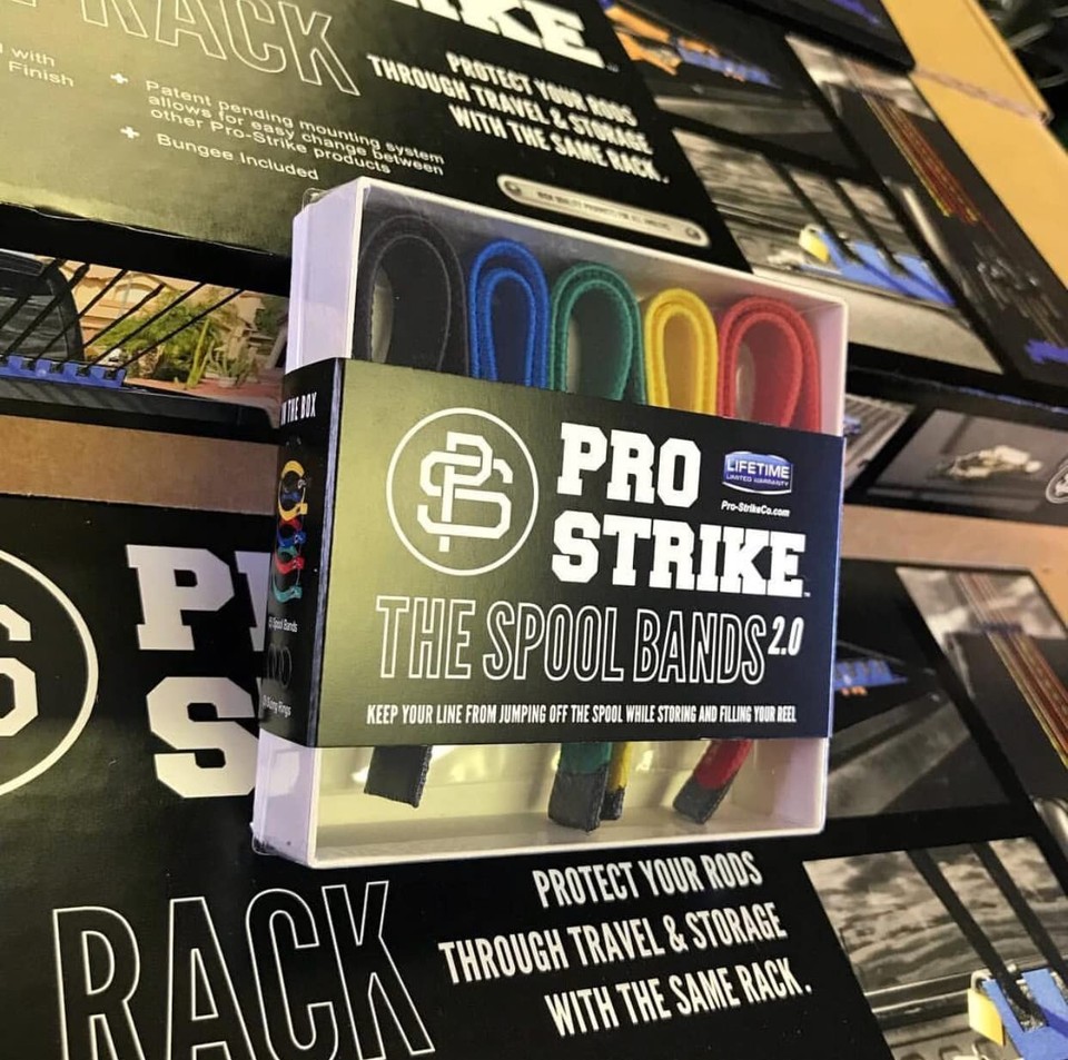 The Spool Bands (Set of 5) Fishing Line Spool Control Band, Adjustable ...