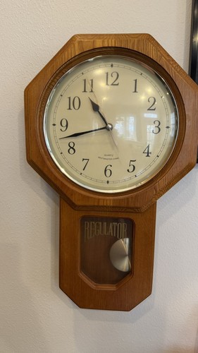 Antique Regulator Classic Westminster Chime Quartz Wall Clock | eBay