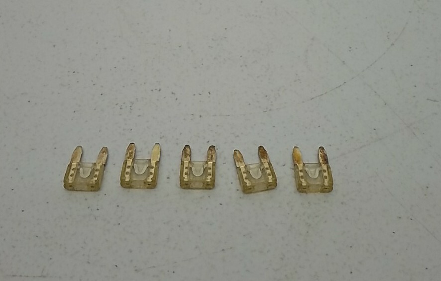 ATM-25 Buss Fuses Mini Fuses Blade 25A 32V Quantity 5 Fuses 51712814669 ...