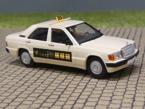 Brekina MB 190 E Taxi HH 13209 | eBay.de