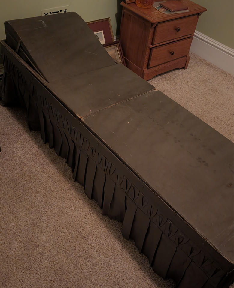 Antique Funeral Reposing Bed - Early 1900's | eBay
