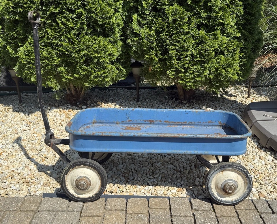 Rex Rocket Wagon - Vintage - Rare Blue Color - Barn find | eBay