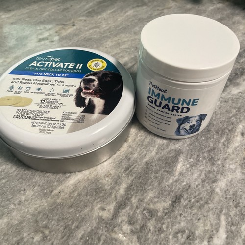 PetHeal Immune Guard And Tevrapet Activate II Collar For Dogs | eBay