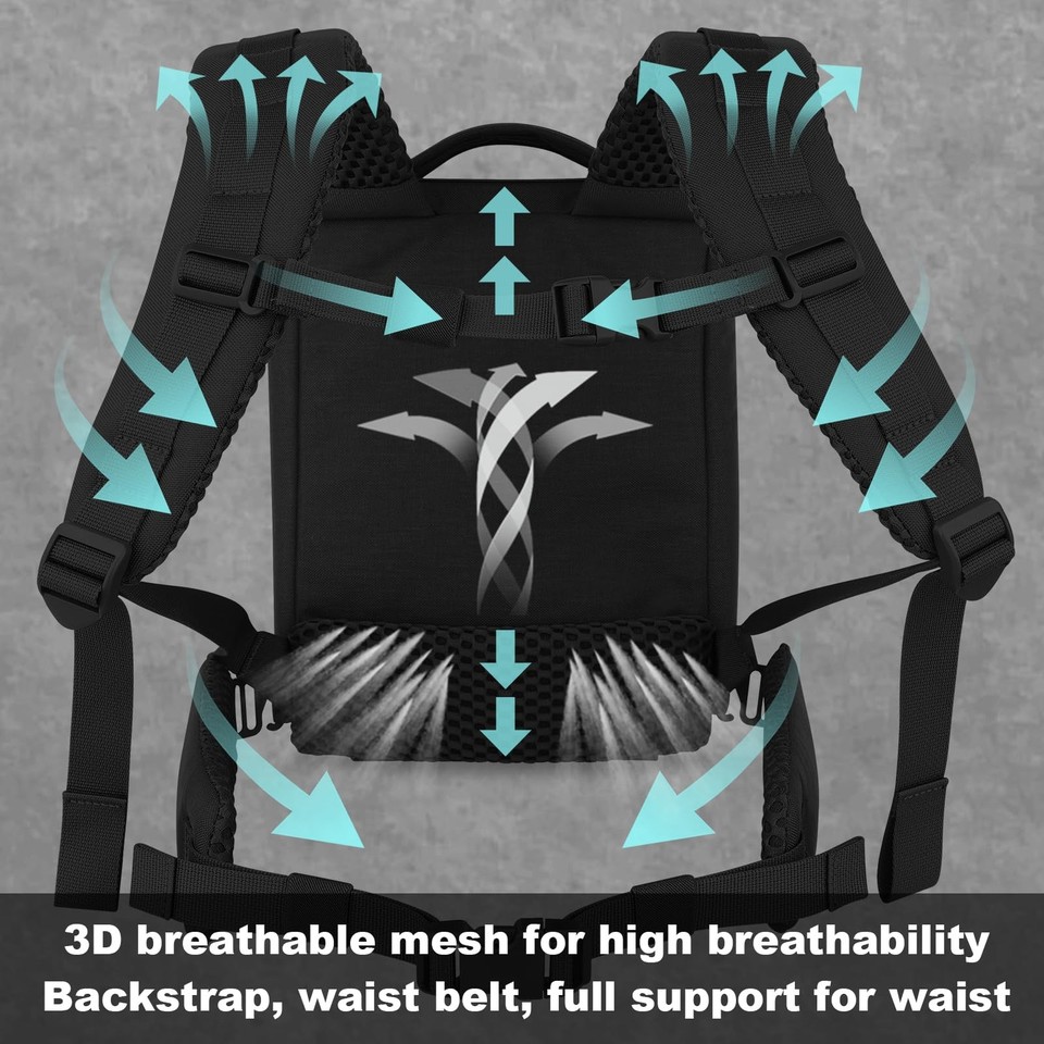 Upgraded Weighted Backpack Rucking Backpack for Weight Plates/Honeycomb ...