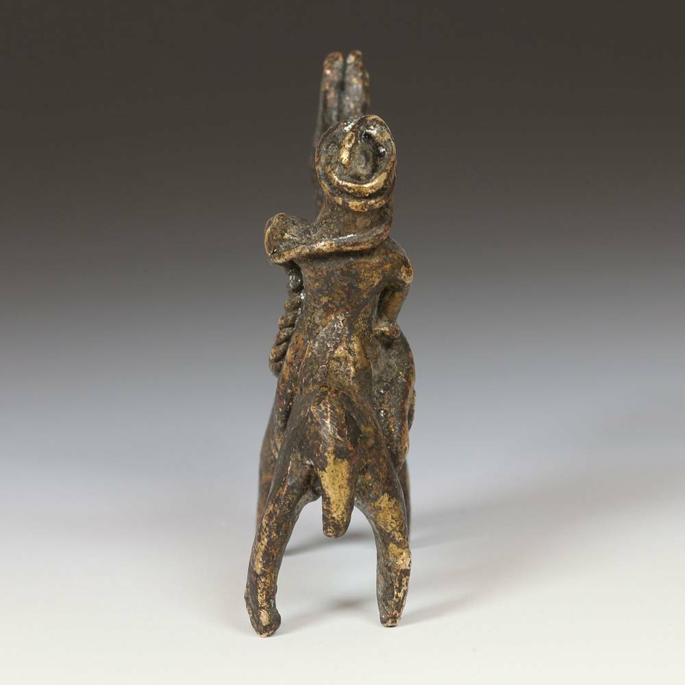 EQUESTRIAN FIGURE MINIATURE BRONZE KOTOKO PEOPLE CHAD CENTRAL AFRICA ...