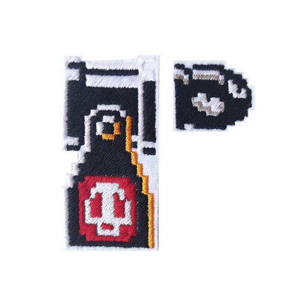 Nintendo Patch Super Mario Characters Embroidered 8Bit Iron-On 2.35" | eBay