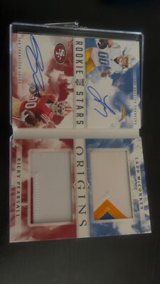 2024 PANINI ORIGINS LADD MCCONKEY RICKY PEARSALL RC /49 AUTO PATCH RPA ...