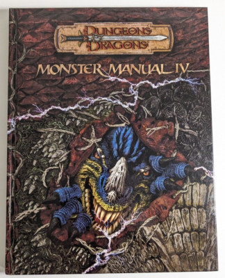 Dungeons & Dragons Monster Manual IV (V3.5 D20) Hardcover 2006 1st ...