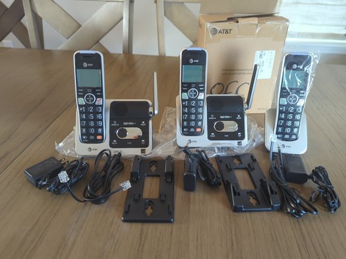 AT&T BL102 DECT 6.0 2-Handset Cordless Phone for Home With Answering ...