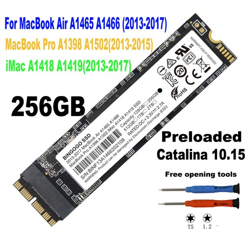 NEW 11" &13" MacBook Air A1465 A1466 256GB PCIe SSD Drive State 2013 ...