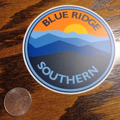 Blue Ridge Southern Railroad laminated die-cut vinyl sticker | eBay