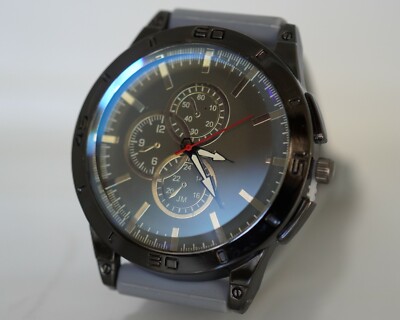 MNVX Quartz Wrist Watch - 49mm Grey Dial w/ Red Seconds 9476S | eBay