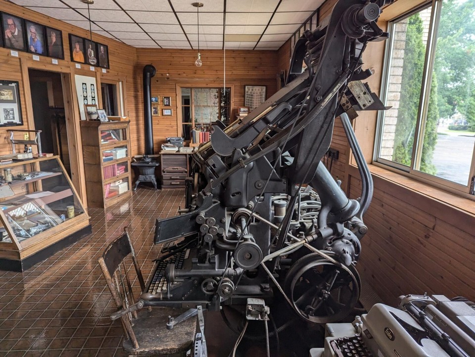 Antique Linotype Machine purchased new 1936 | eBay