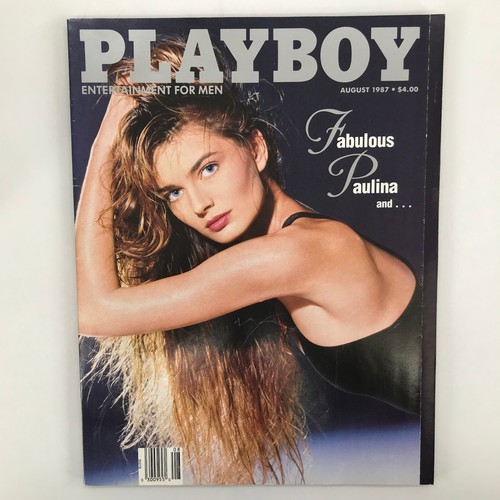 Playboy Magazine August 1987 Cover: Paulina Porizkova Playmate: Sharry Konopski | eBay