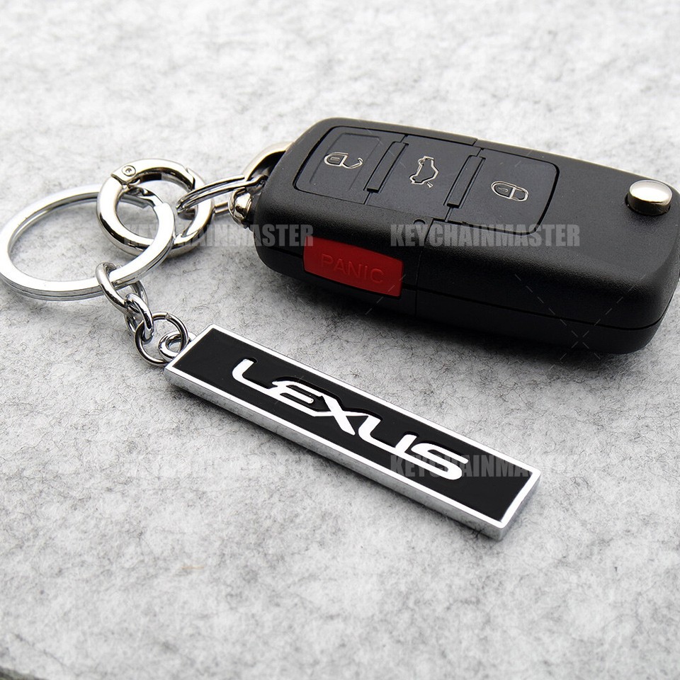 Lexus Letter 3D Logo Alloy Car Home Nameplate Key Keychain Ring ...