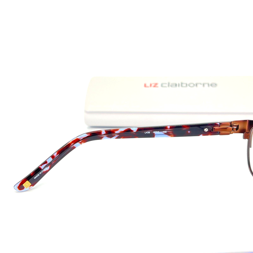 Liz Claiborne Eyeglasses L438 009Q Blue Brown Full Rim Frame 49[]16 130 ...