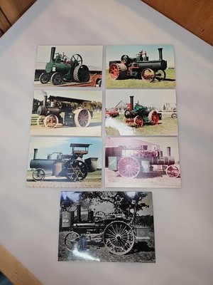 Steam Engine Photos Lot Of 7 Case GAAR SCOTT 1980s Rare | eBay