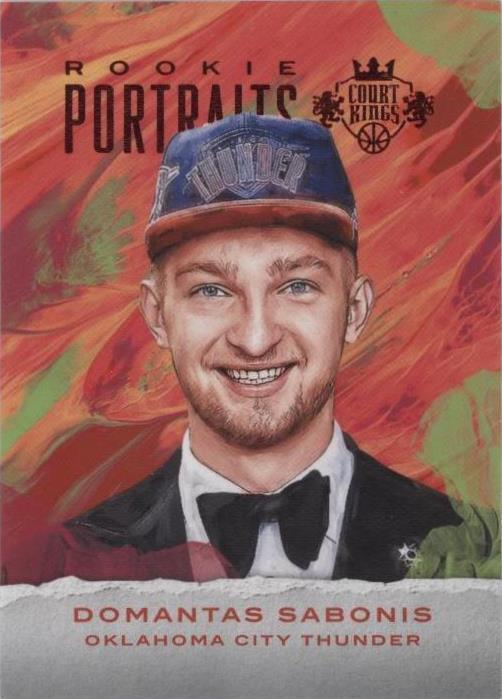 2016-17 Panini Court Kings - Rookie Portraits Domantas Sabonis #11 Ruby ...
