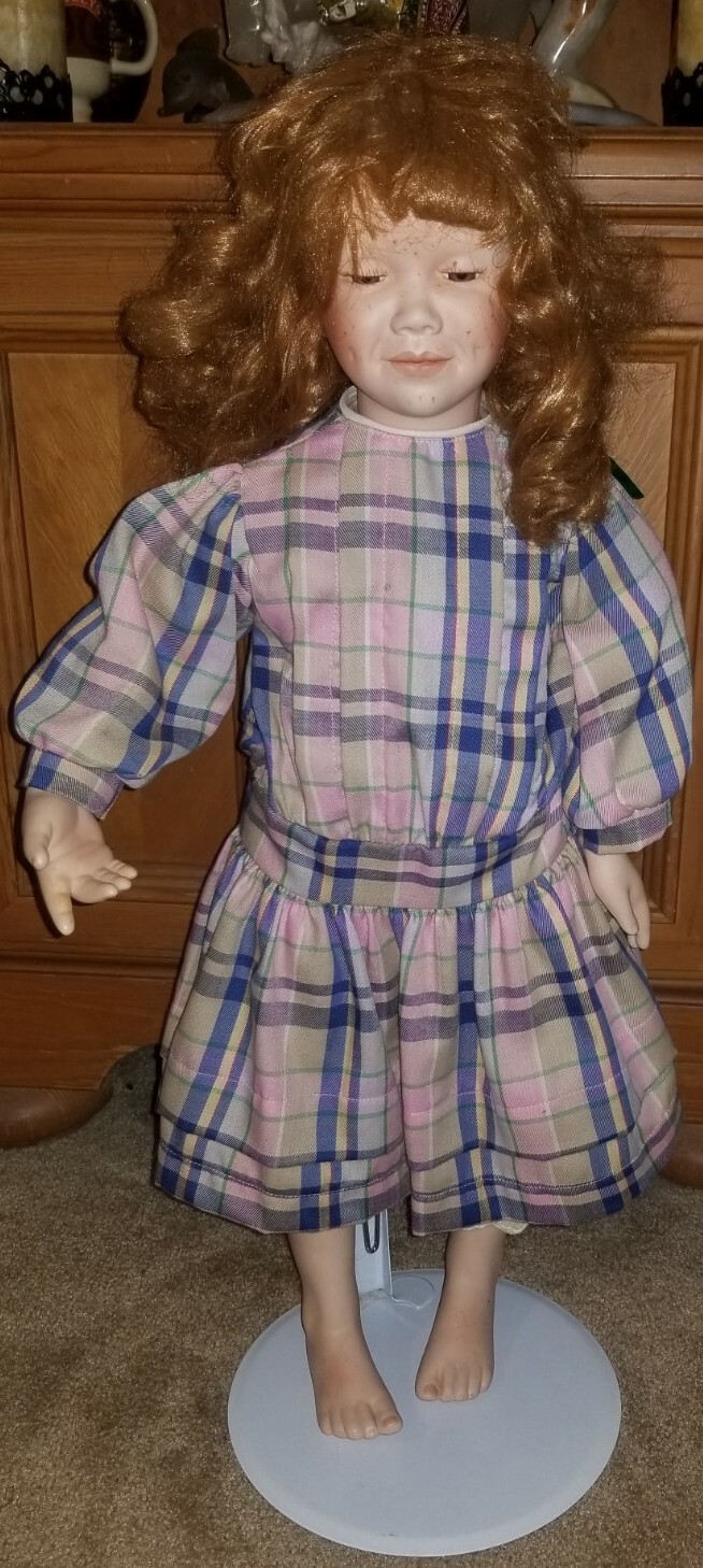Porcelain Doll - 24” Tall Mary Van Osdell | eBay