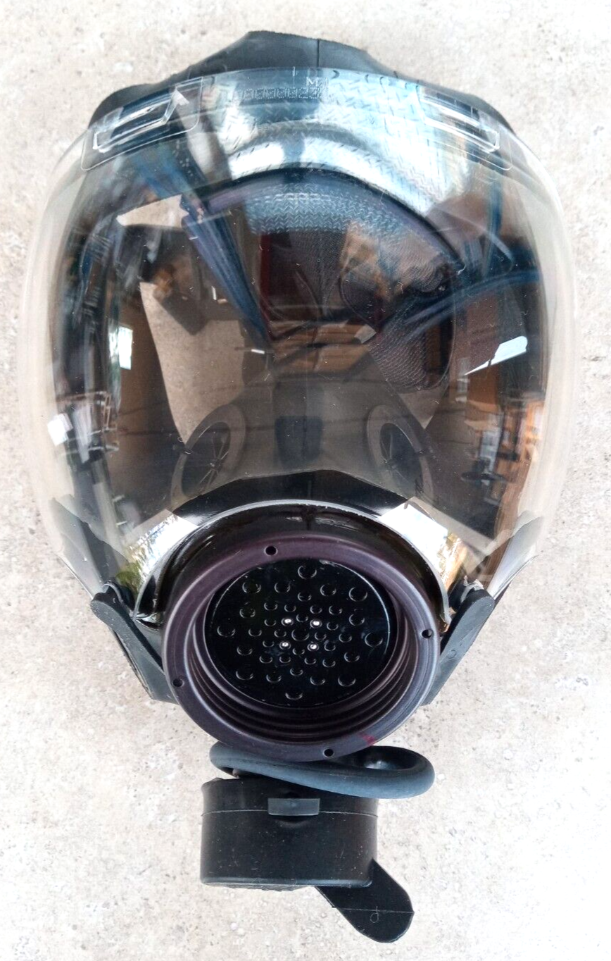 MSA Millennium CBRN Gas Mask w Chem Suit Butyl Gloves and Clear Outsert ...