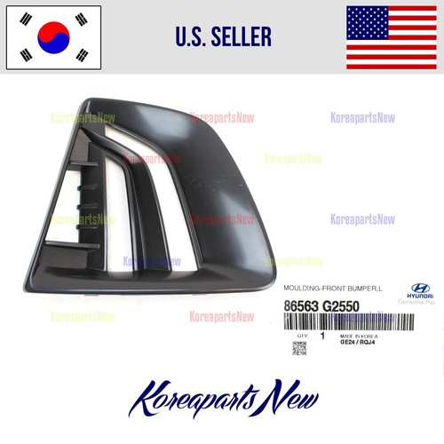 FRONT Bumper Blanking Cover Left DRIVER 86563G2550 ⭐OEM⭐ Hyundai Ioniq ...