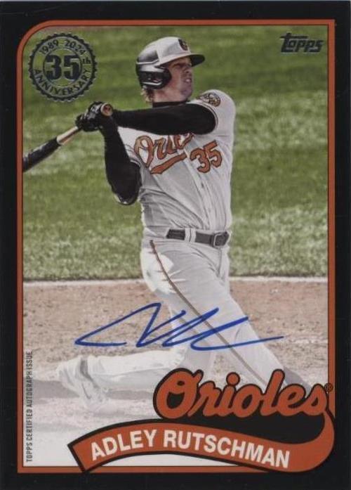 2024 Topps Series 1 - 1989 Topps Baseball Autographs Adley Rutschman ...