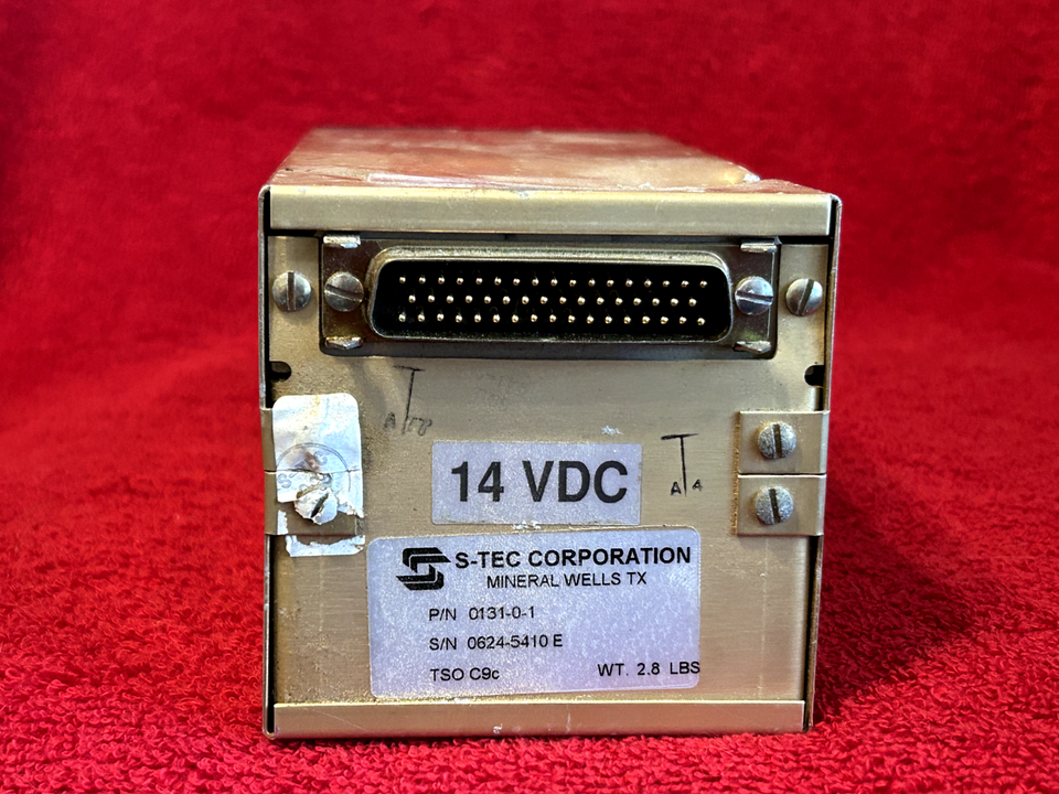 S-TEC 14 VDC AUTOPILOT COMPUTER CONTROL P/N 0131-0-1 | eBay