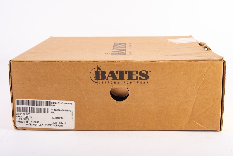 New Bates Tan Work Combat Boots US Military Issue Made USA In Box Pick ...
