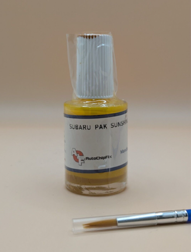 For Subaru Code PAK Sunshine Orange Touch Up Paint +Complimentary Fine ...