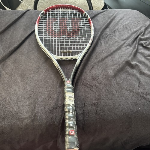 Wilson Impact Titanium Tennis Racket 4 1/4 L2 Volcanic Frame WRT3121 ...