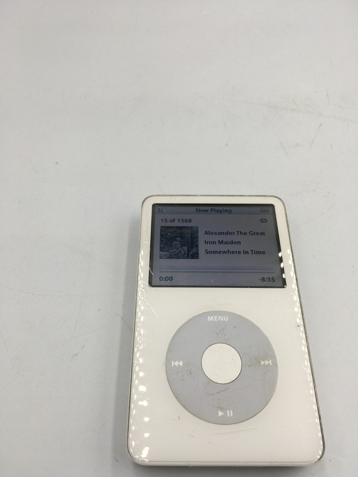 Apple iPod classic 5th Generation MA003LL A1136 White (60 GB) Tested ...